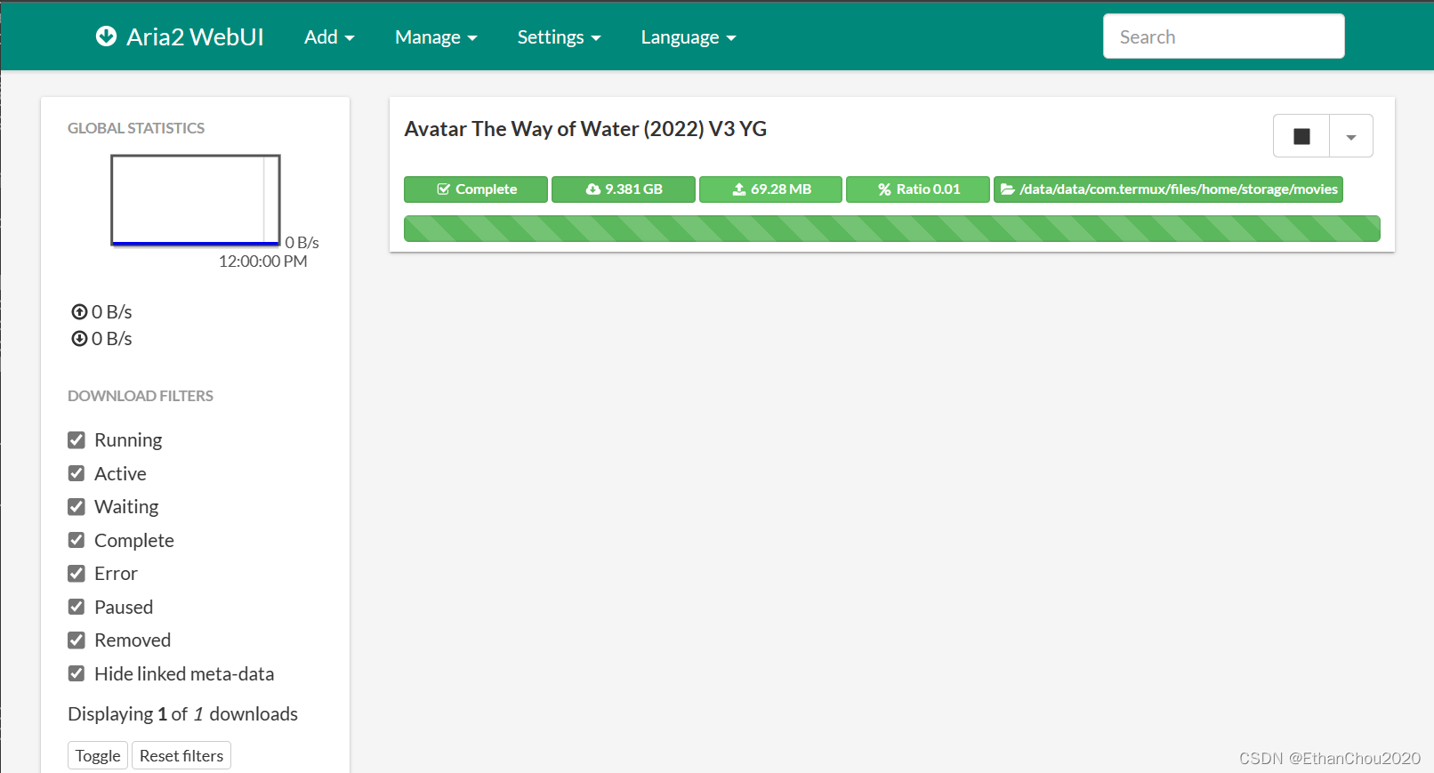 aria2配置笔录_aria2配置文件-CSDN博客