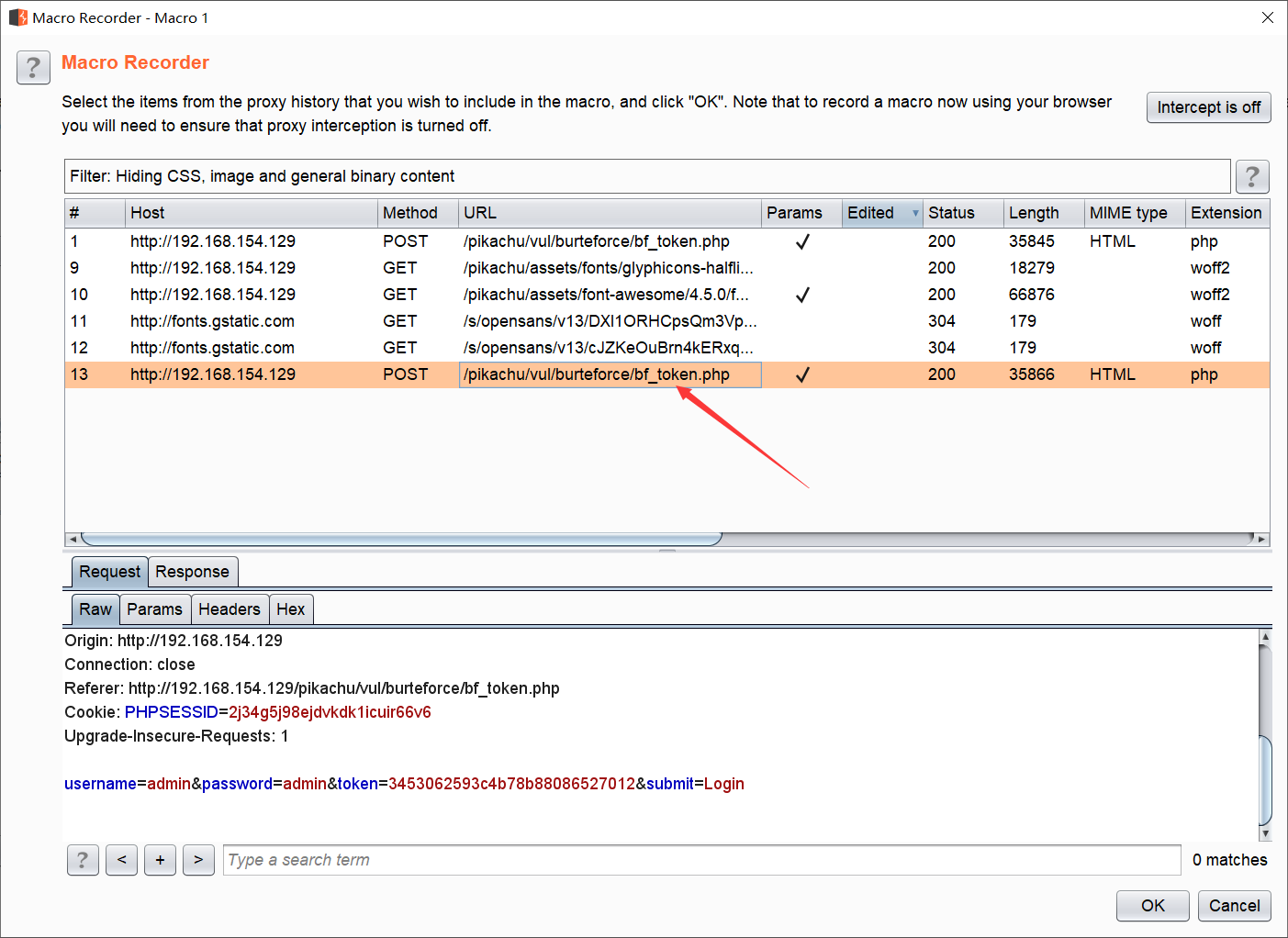 Burp Macros功能实现token验证爆破_burp session macro-CSDN博客