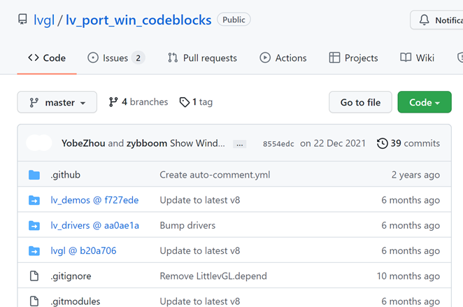 CH32V307移植LVGL Master及Code::Blocks仿真笔记_ch32v307 lvgl-CSDN博客