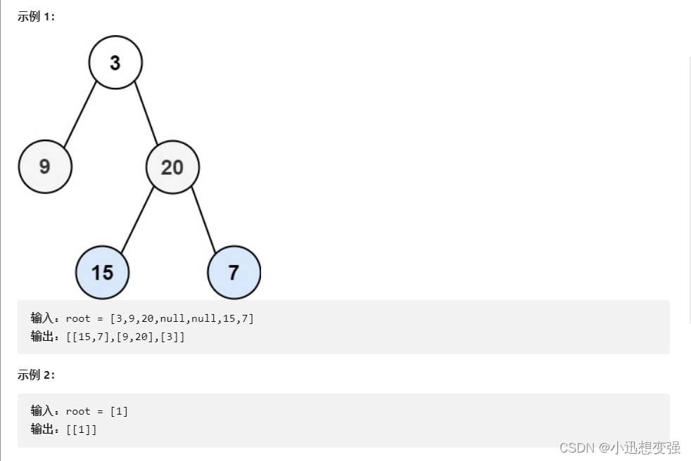 LeetCode·107.二叉树的层次遍历||·层次遍历-CSDN博客