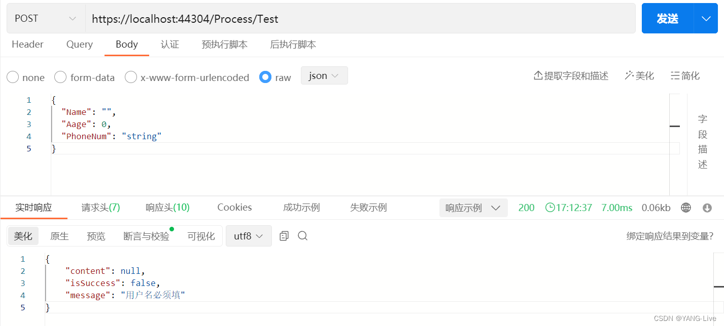 Webapi 接口参数验证c Webapi 参数验证 Csdn博客 