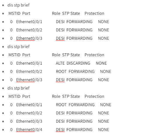 华为实验10-MSTP的配置_华为mstp配置-CSDN博客