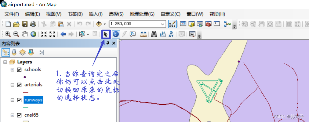 Arcgis：如何对要素类进行查询要素属性、更改符号、标记？gis怎么更改标注要素 Csdn博客 