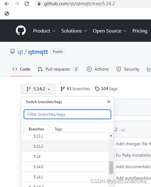 QT5.14.2安装MQTT（相同版本）_qt5.14.2 mqtt-CSDN博客