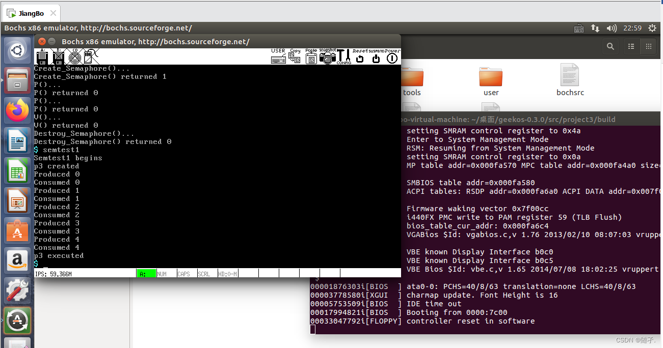 Geekos-project3 项目3：进程调度算法与信号量功能_geekos project3-CSDN博客