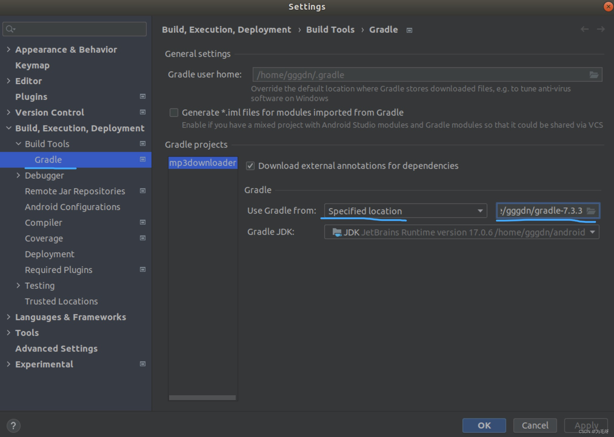 Cannot use @TaskAction annotation on method TransformTask.transform() because interface org.gra ...