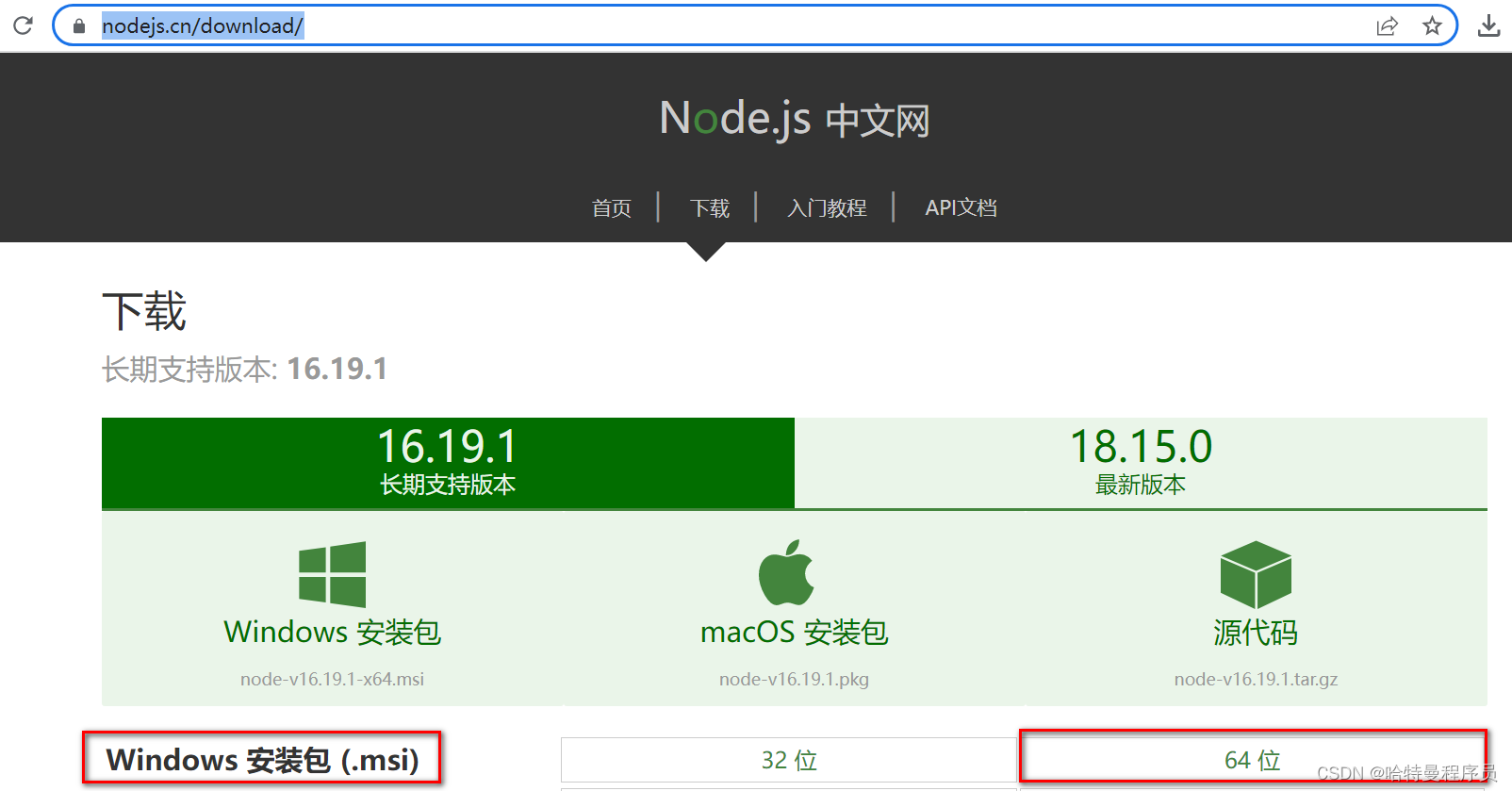 NodeJS安装_node 16.19.1-CSDN博客