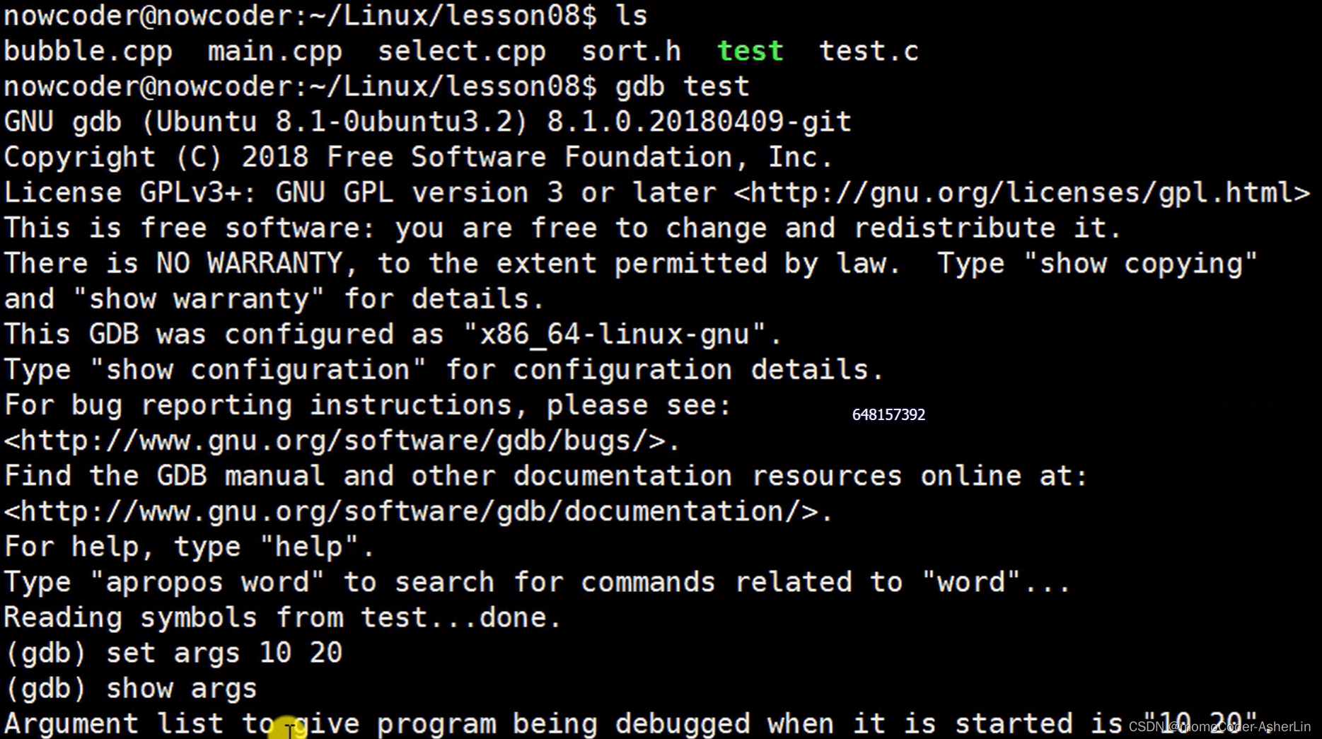 GDB介绍_在命令行后面加-g的后果是什么-CSDN博客