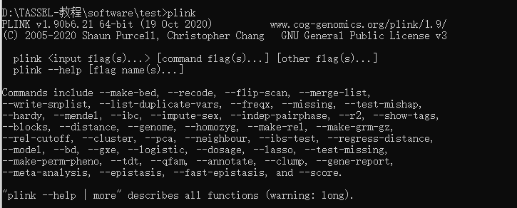 如何运行plink软件--三种方法-CSDN博客