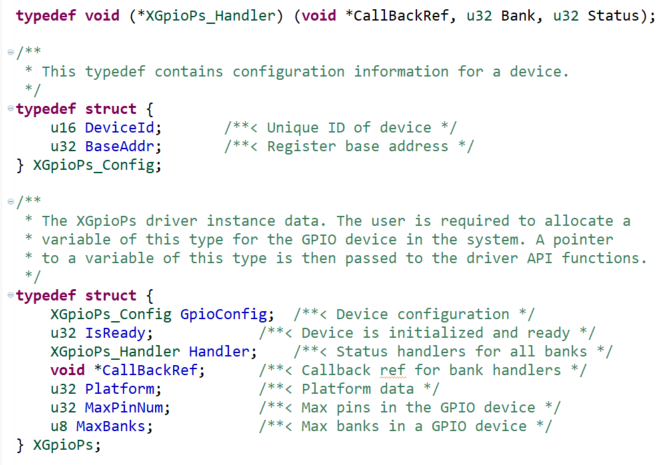 深度解析Xilinx驱动包程序编写特点和使用方法--以GPIO为例_xilinx fpga 烧写gpio引脚-CSDN博客