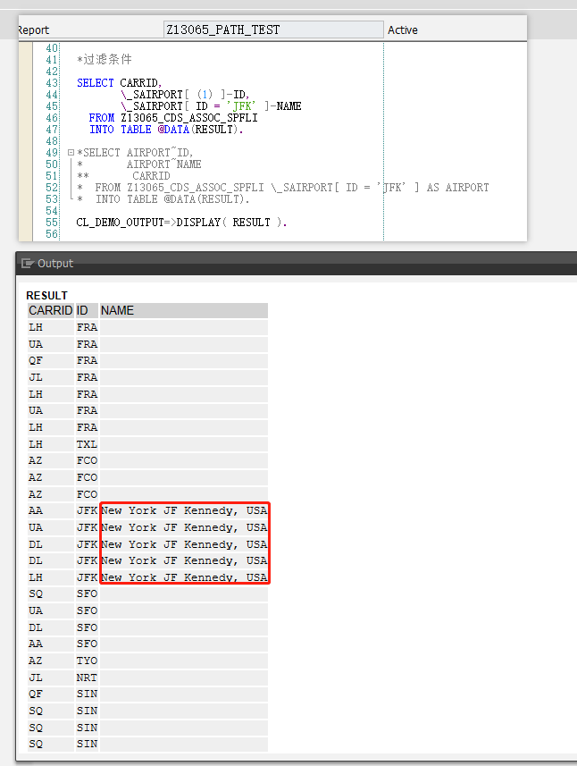 ABAP SQL Path Expression Path Expression - Programmer Sought