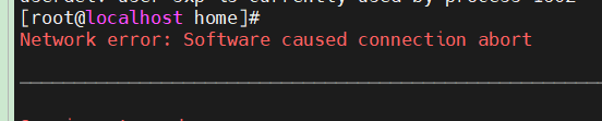 Network error：Software caused connection abort解决方法_network error: software caused connection ...