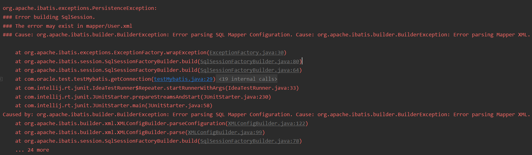 Mybatis错误之xml映射文件报错_mybatis动态sql中xml文件调用数据库名报错-CSDN博客