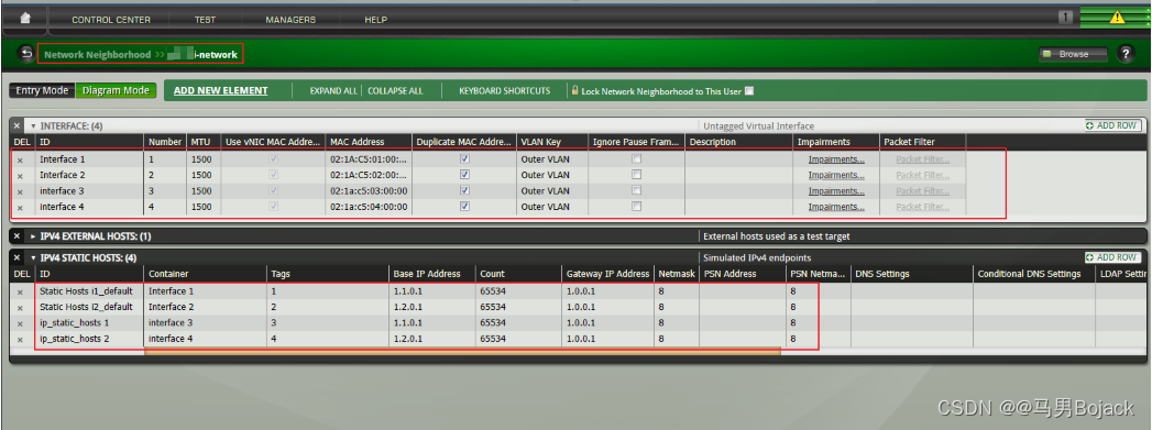 IXIA测试仪及汇聚分流打流配置（吞吐20G，分别打到两个口）_ixia测试仪应用吞吐 新建背景流怎么调低-CSDN博客