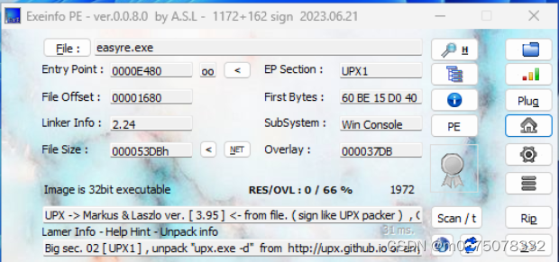 BUUCTF [ACTF新生赛2020]easyre_buuctf [actf新生赛2020]easyre 从0开始-CSDN博客
