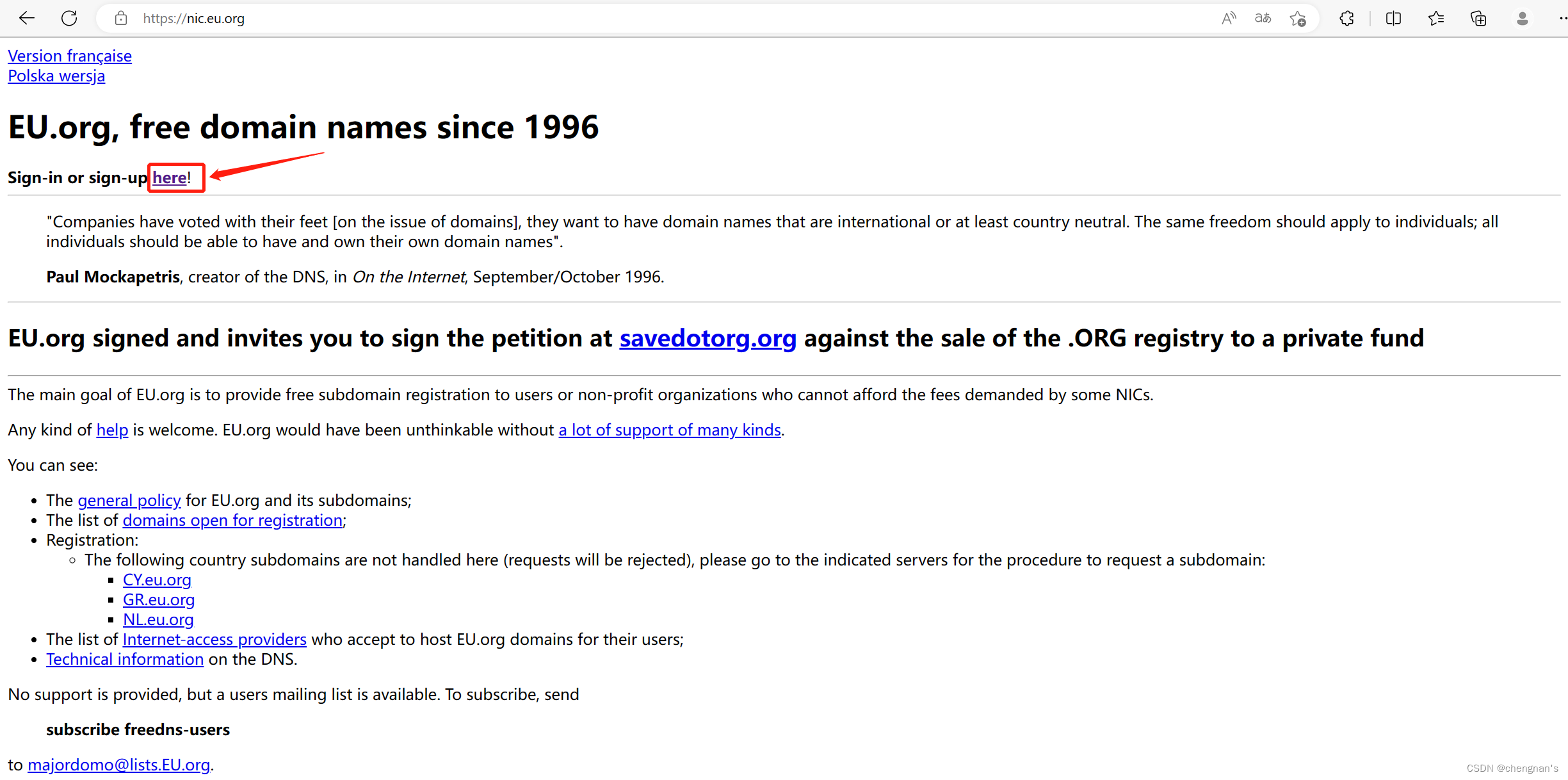 eu.org免费域名领取_nic.eu.org-CSDN博客