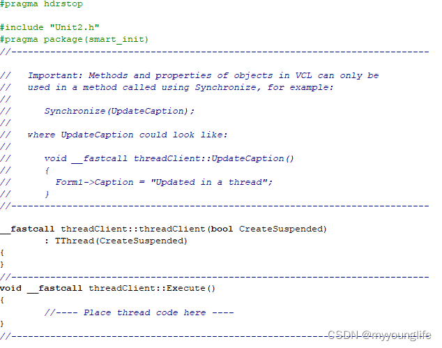 【C++】 C++ Builder 多线程学习（一）_c++ builder 12-CSDN博客