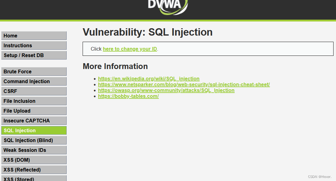 DVWA靶场通关记录(SQL注入)_如何记录sqlmap注入记录-CSDN博客