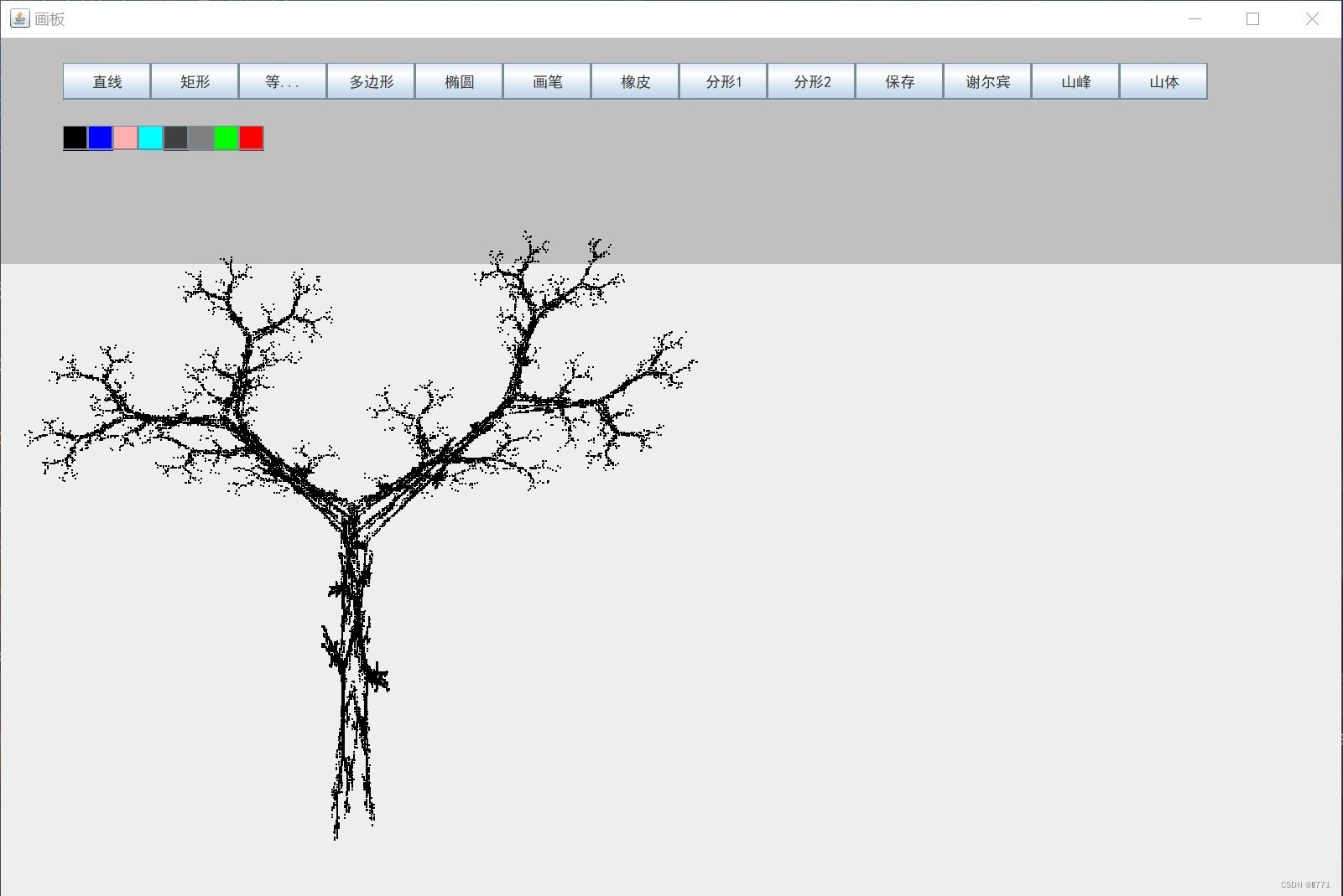 使用java Swing组件开发画板（4）swing实现一个画图板 Csdn博客 1911