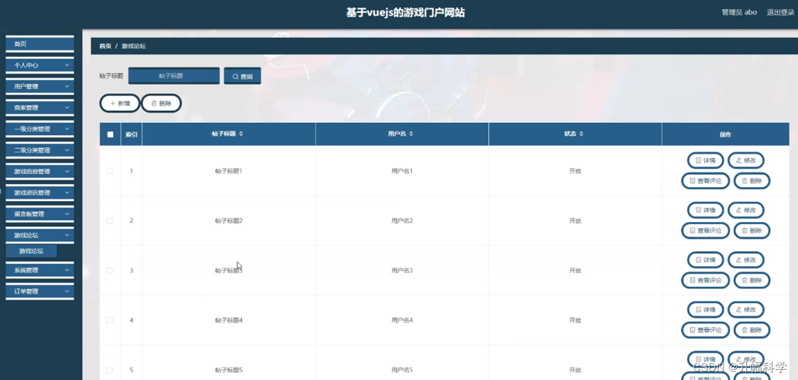 Ssm基于vuejs的游戏门户网站j61rz【独家源码】计算机毕业设计问题的解决方案与方法游戏门户vue源码 Csdn博客