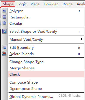 Allegro软件Shape菜单下的每个命令的含义_select shape to void-CSDN博客