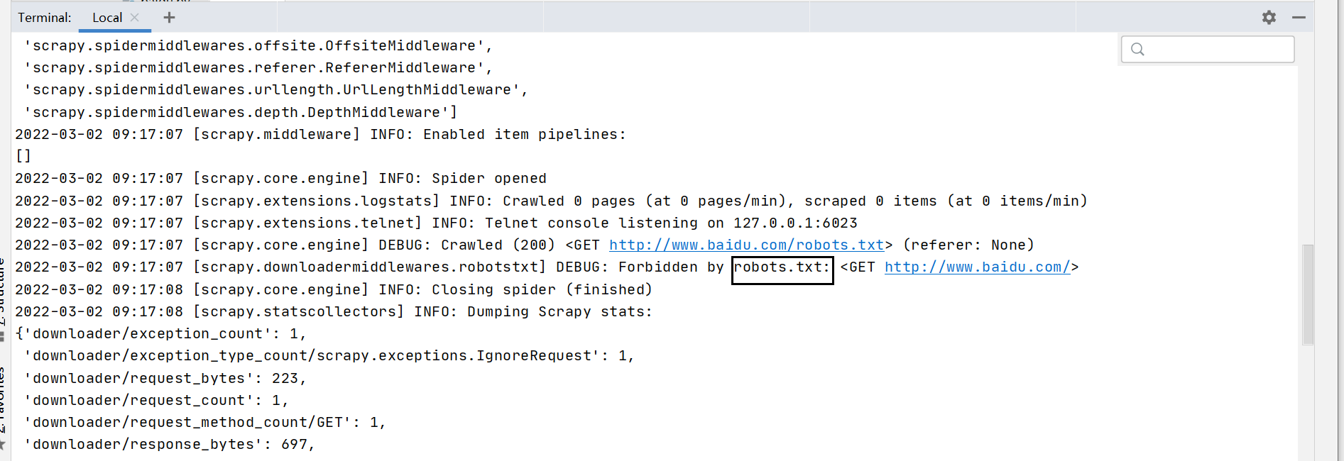 Python爬虫 scrapy -- scrapy 日志信息和日志等级、scrapy shell的使用、scrapy post请求-CSDN博客