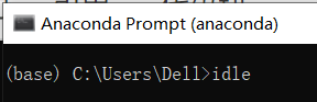 Anaconda的使用----进入python自带的idle环境_anaconda prompt中进入python-CSDN博客