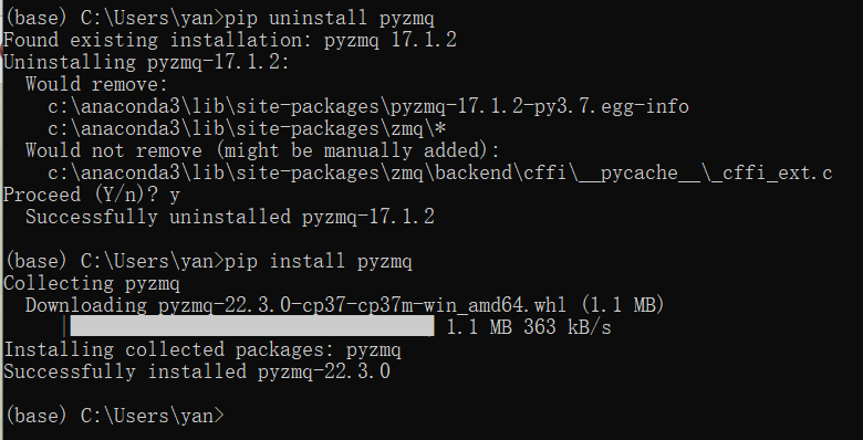 恢复错误：\anaconda3\lib\site-packages\zmq\backend\cffi\__pycache__\_cffi_ext.c(266)_anaconda3 zmq-CSDN博客