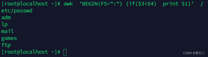 RHCE——十九、shell编程之awk_shell awk 输入-CSDN博客