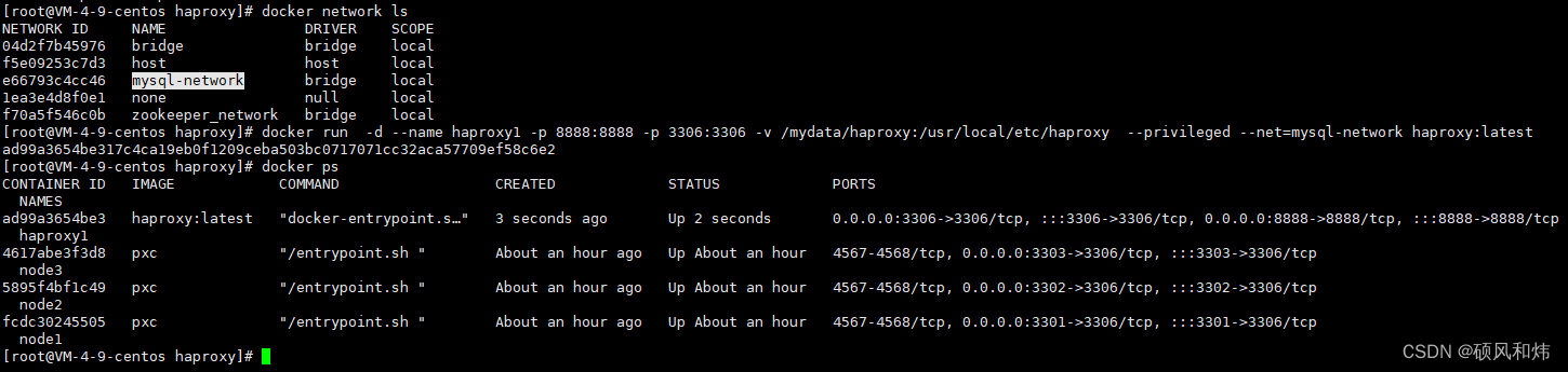 【基于haproxy实现负载均衡之~~~应用Docker部署搭建高可用的MySQL集群环境】_haproxy docker部署-CSDN博客