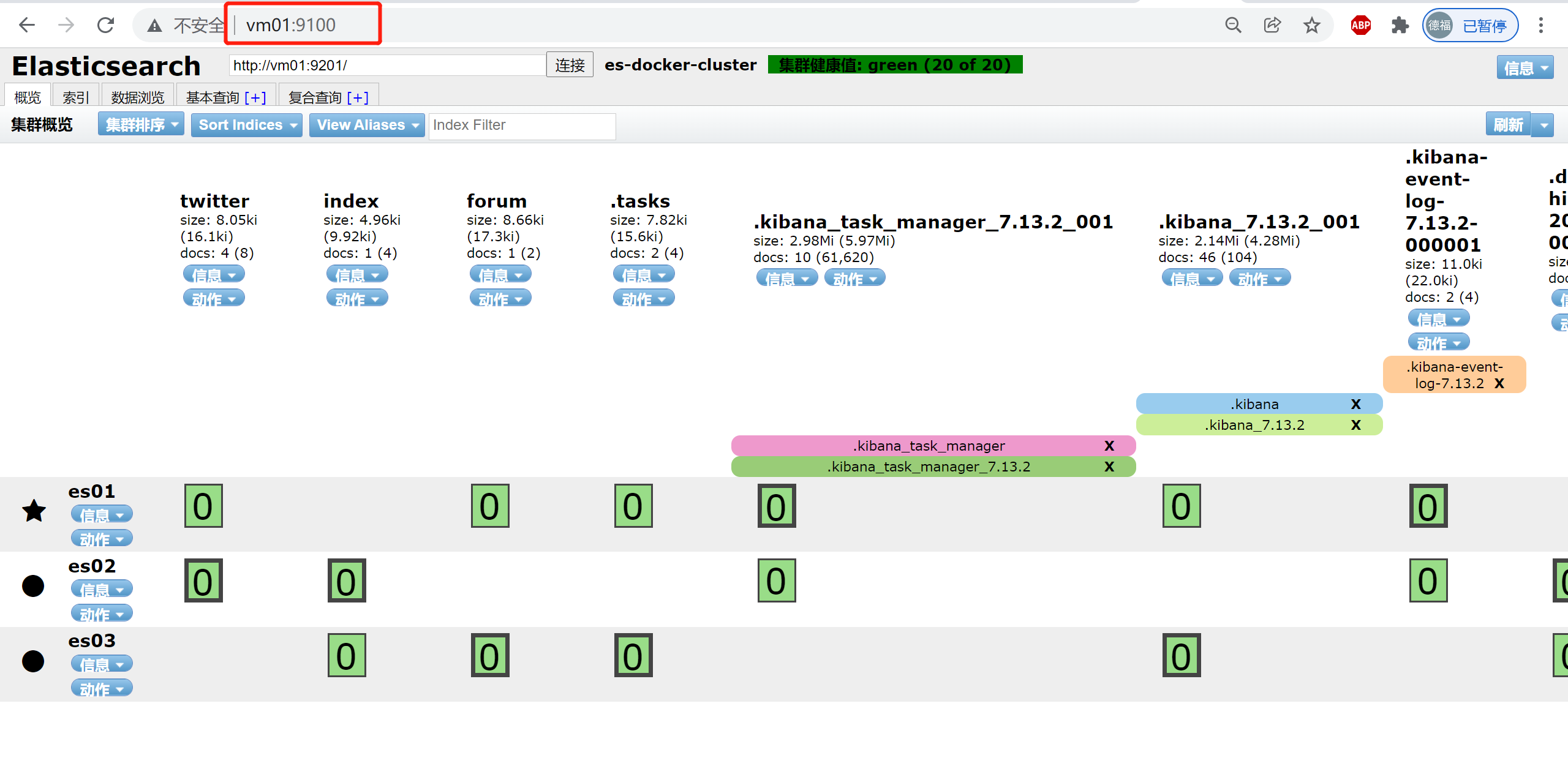 基于docker-compose部署es集群和es-head_es-head docker-compose-CSDN博客