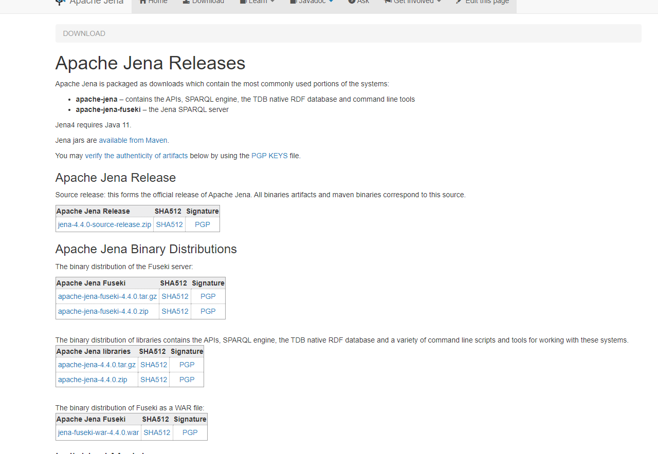 Jena的安装配置过程及案例使用（IDEA平台）_idea jena-CSDN博客