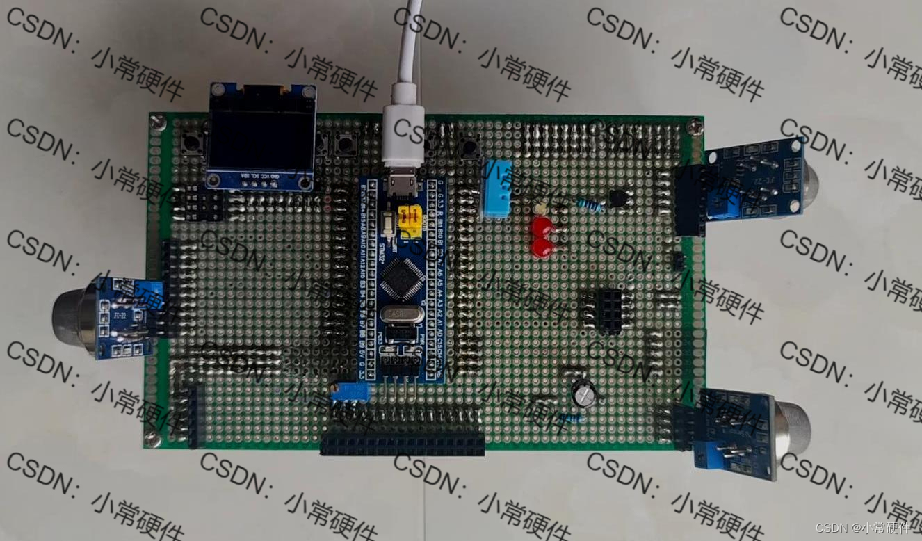 STM32开发实例 基于STM32单片机的易燃易爆检测_stm32f103c8t6检测可燃气体-CSDN博客