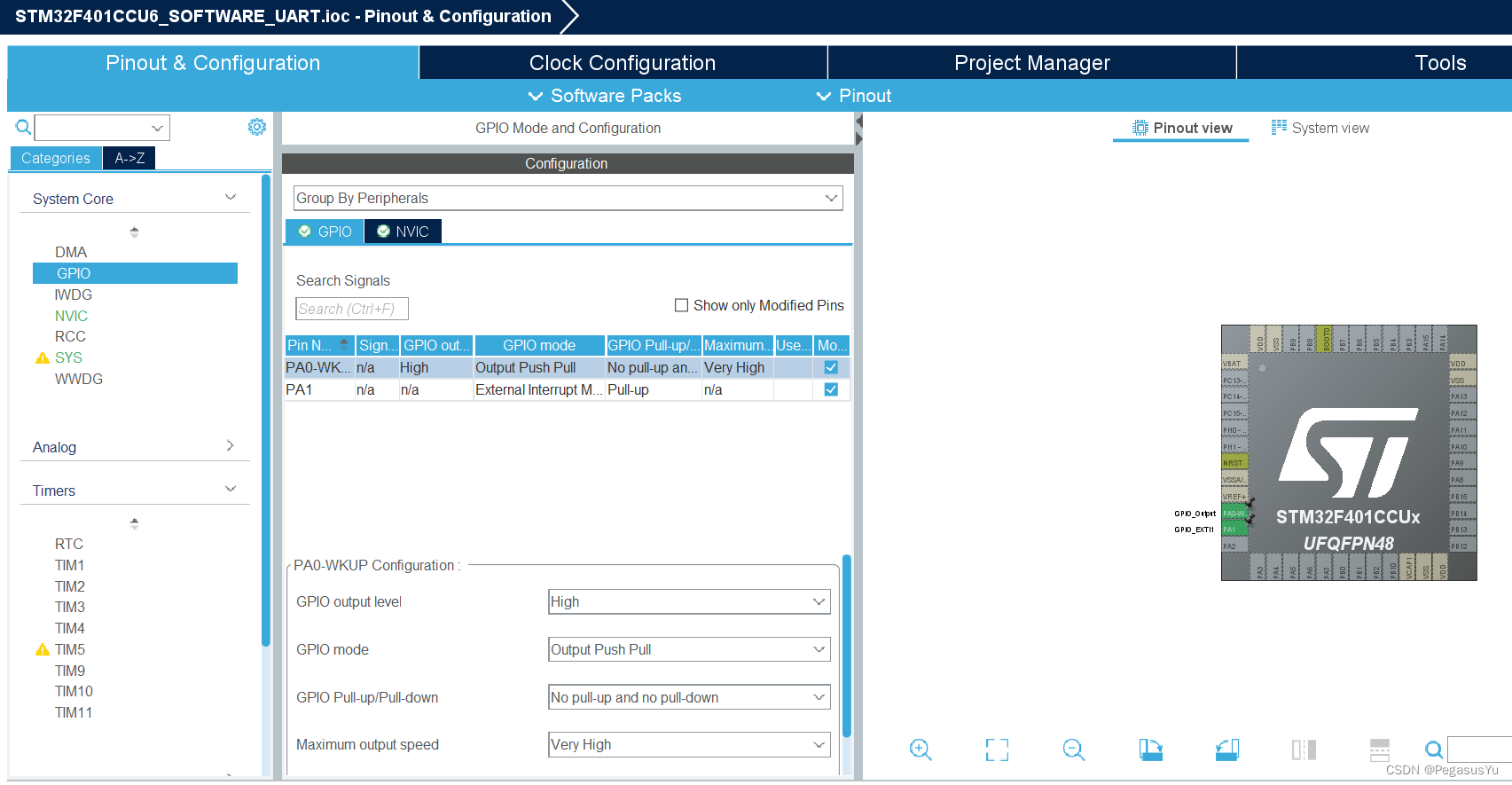 STM32 GPIO模拟UART串口：最简延时方式-CSDN博客