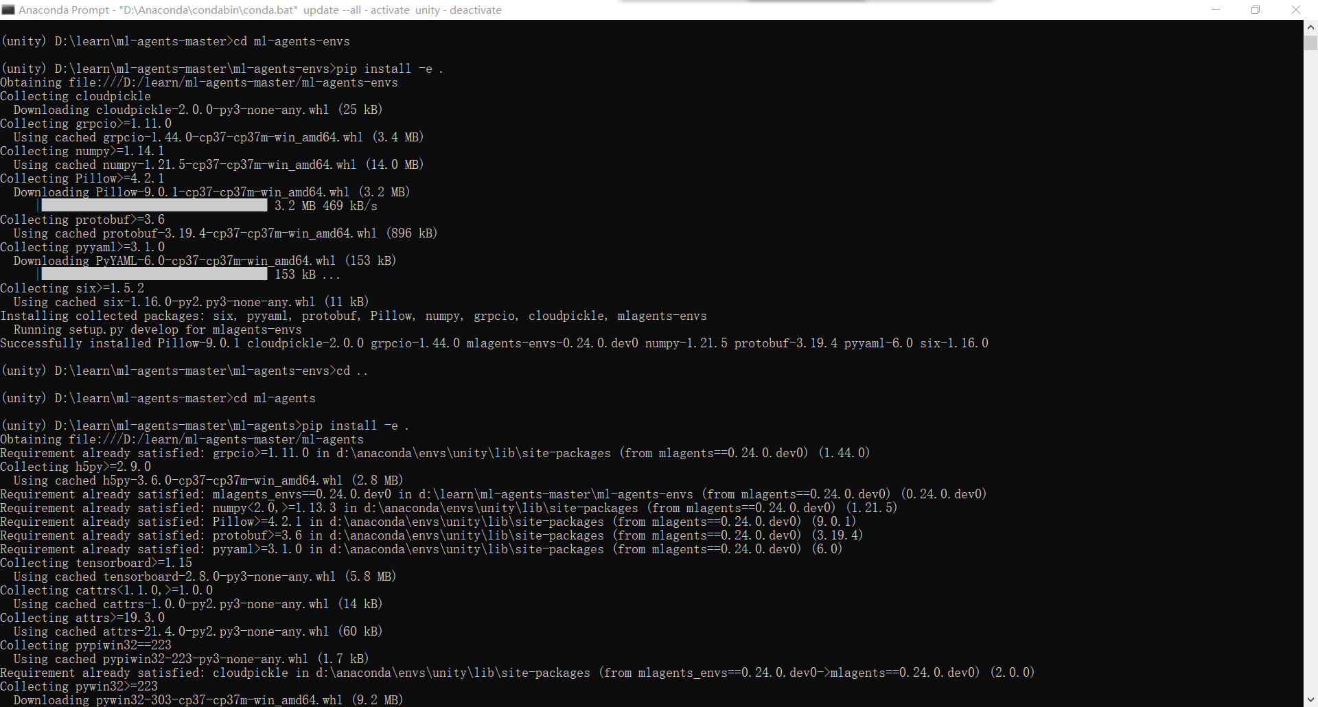 最新版Unity强化学习ML-Agent的使用_mlagent github-CSDN博客