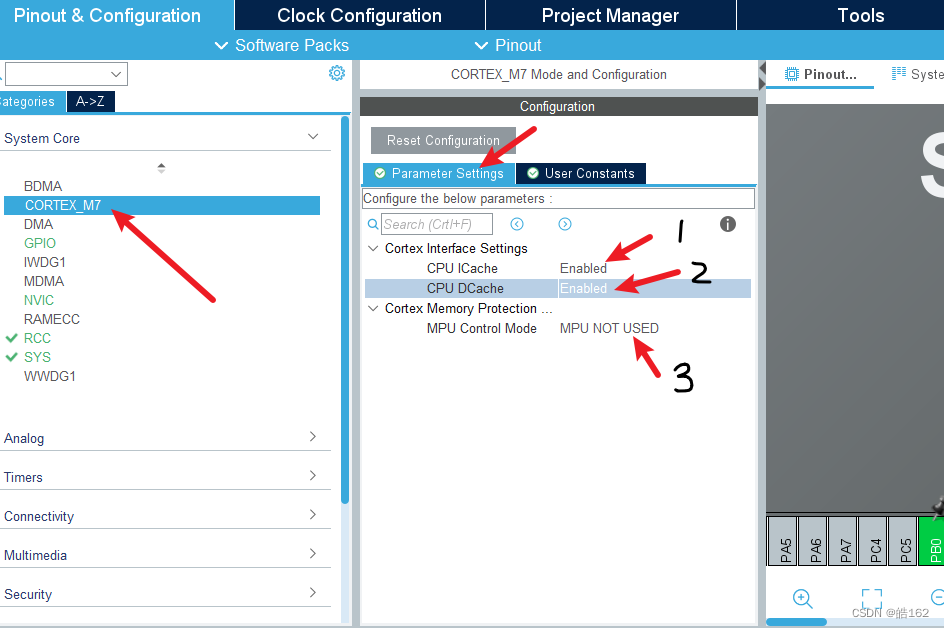 STM32CubeIDE：新建STM32H743Ⅱ工程_master clock output-CSDN博客