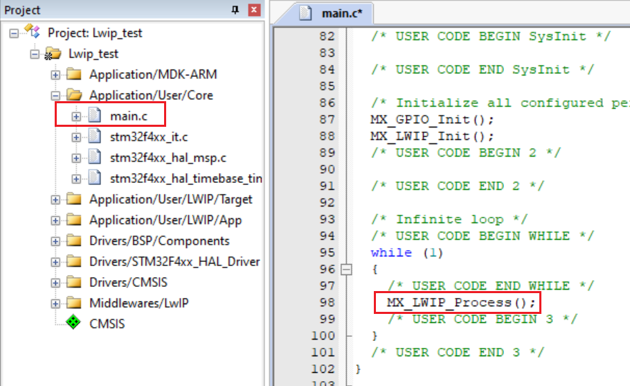 启明欣欣stm32开发板 运行lwip 无rtos Csdn博客