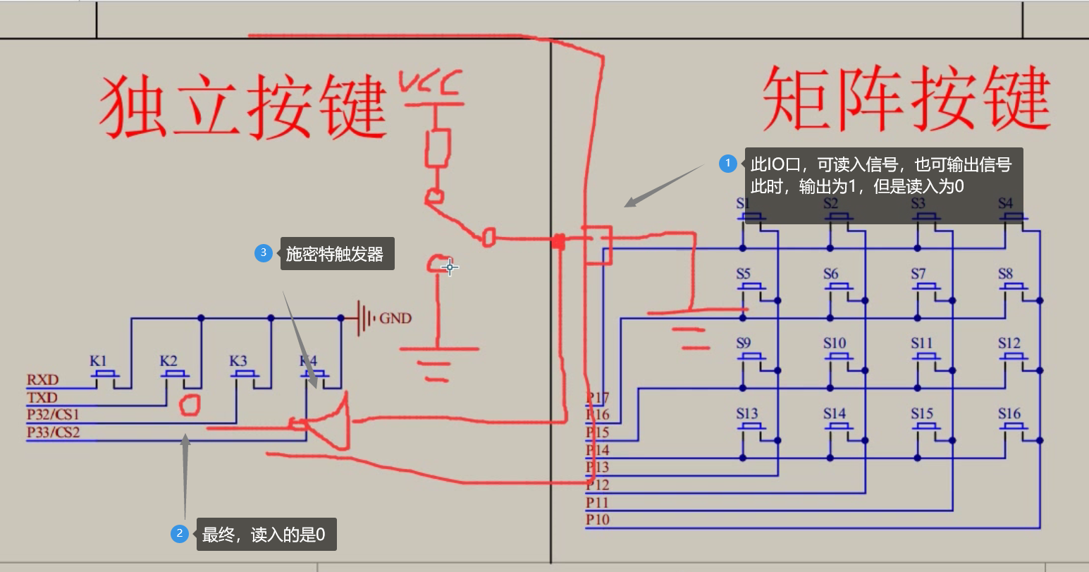【51单片机】矩阵键盘_unsigned char matrixkey()-CSDN博客