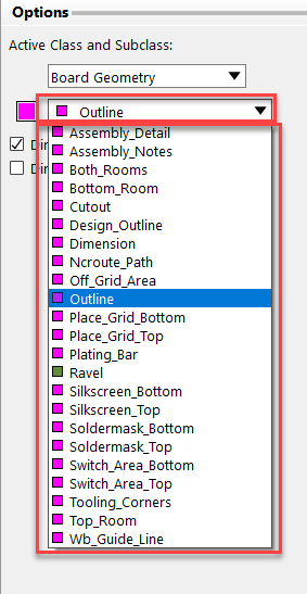 cadence SPB17.4 - Active Class and Subclass-CSDN博客