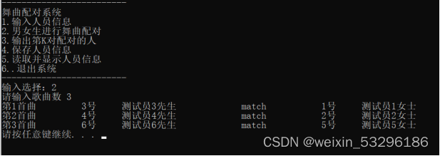 舞伴配对问题舞伴匹配入队流程图怎么做 Csdn博客 