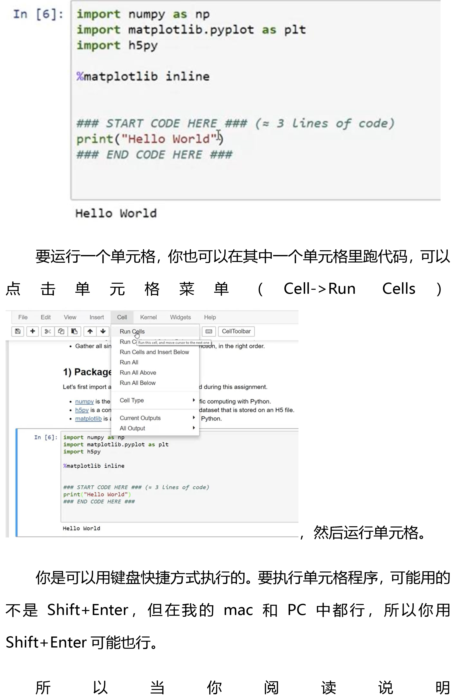 吴恩达老师deeplearning系列课程最详细学习笔记之23—jupyter Ipython笔记本的快速指南coursera Jupyter Csdn博客
