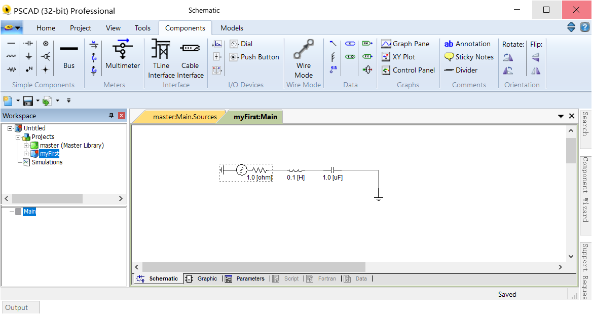 PSCAD的初步使用_pscad连线-CSDN博客