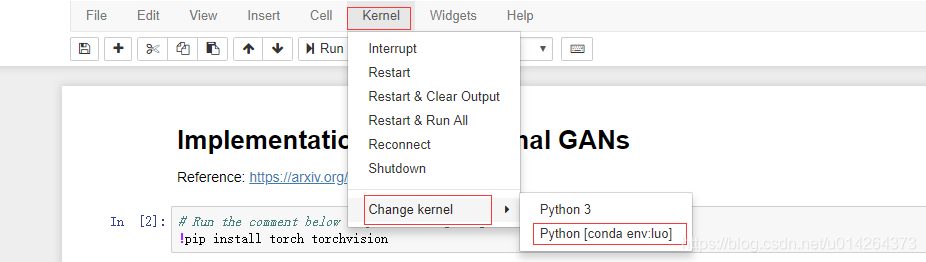 【手把手教你】jupyter Notebook切换python虚拟环境jupyter 虚拟环境可以降python版本吗zsyl的博客 Csdn博客