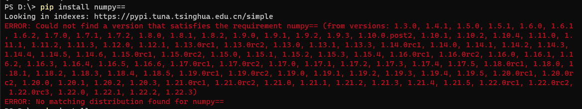 用pip查看要安装的python包的所有版本_pip查看包的可用版本-CSDN博客