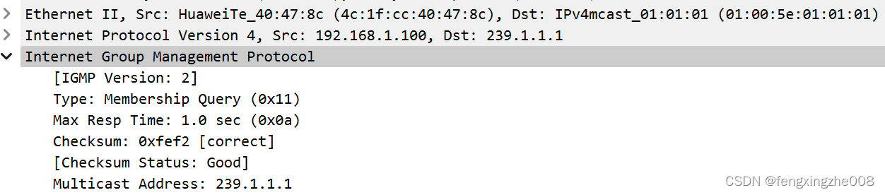 组播IGMP-原理介绍+报文分析+配置示例_igmp报文-CSDN博客