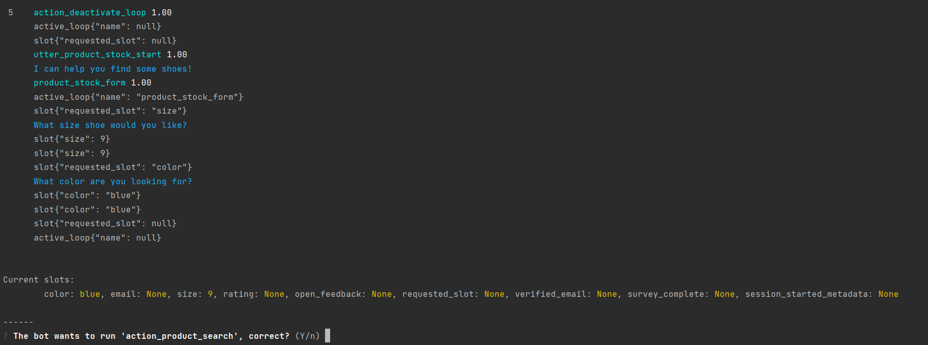 Gavin老师Transformer直播课感悟 - Rasa项目实战之电商零售对话机器人通过Rasa interactive进行问题修正与调试演示(八十四)-CSDN博客