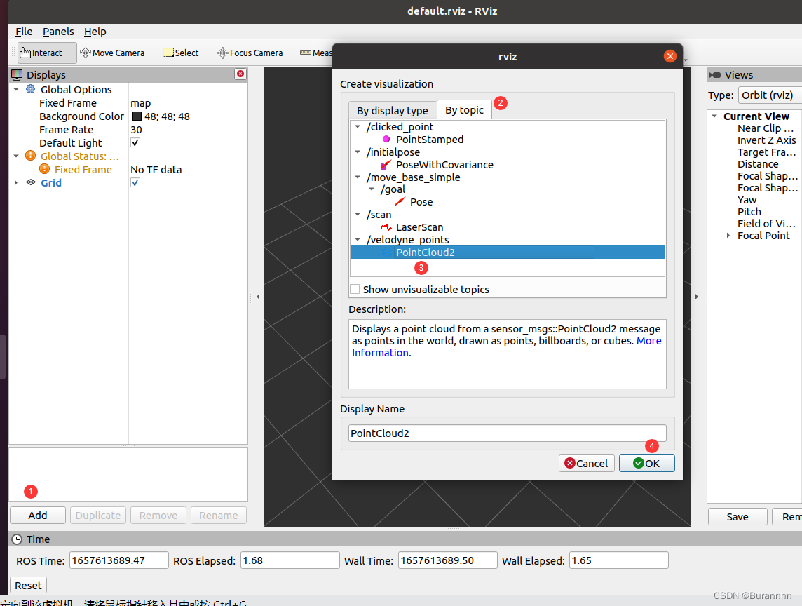 Ubuntu20.04配置velodyne激光雷达环境_ubantu版本velodyne-CSDN博客