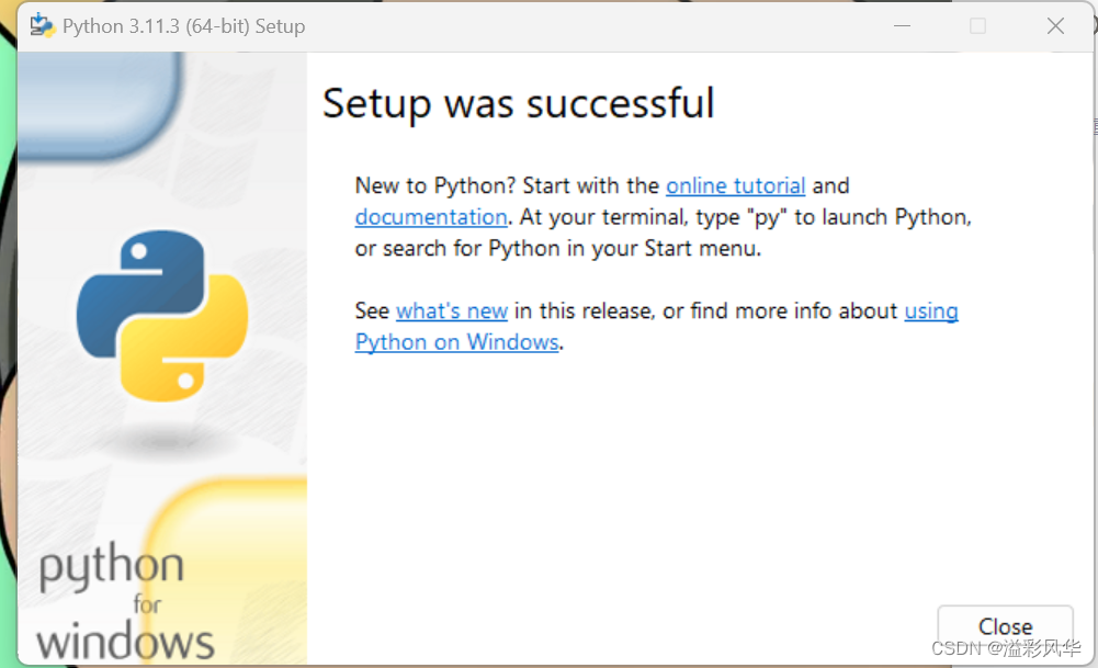 学python的第一天-CSDN博客