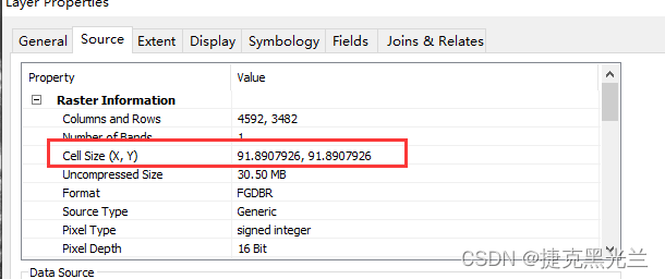 Arcgis栅格数据的像元大小的单位转化_dem影像怎么把单位m转换未为千米-CSDN博客
