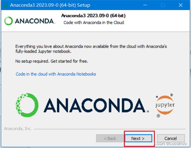 Anaconda的安装教程(Windows版)及运行ipynb文件_anaconda2023.09安装教程-CSDN博客